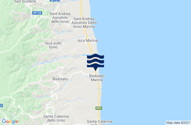 Previsioni di Maree a Badolato, Alta e Bassa Marea Orari | Meteo Pesca ...